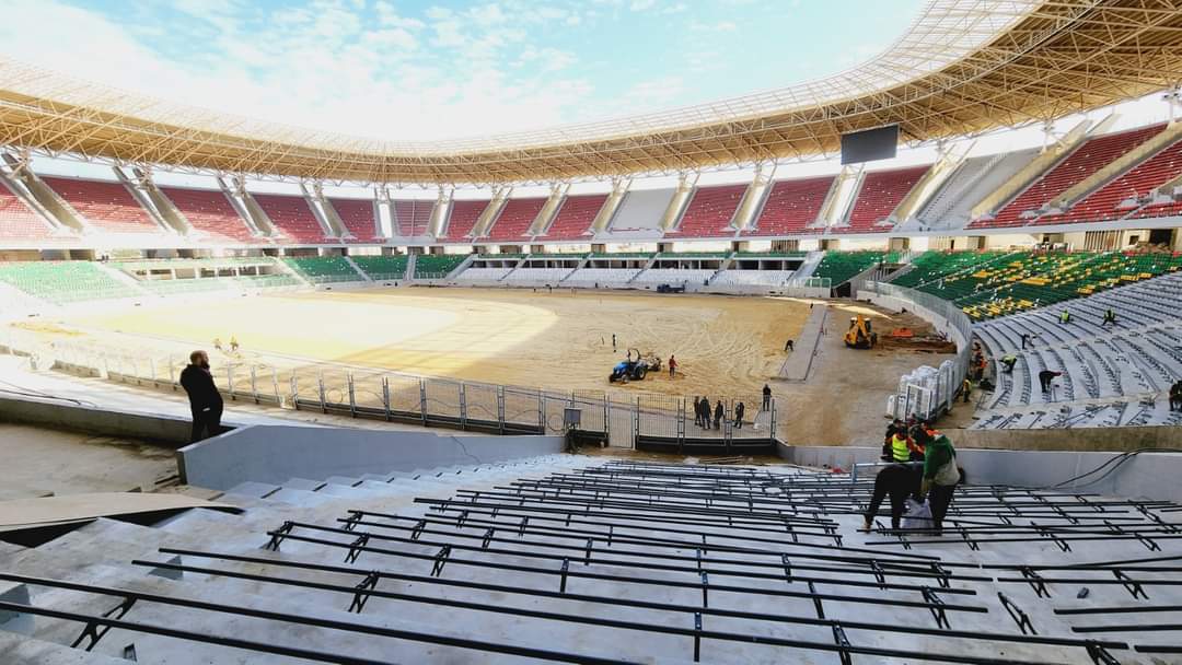 Stade de Douera : les travaux avancent